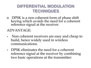Digital modulation technique | PPTX