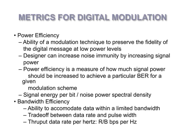 Digital modulation technique | PPTX