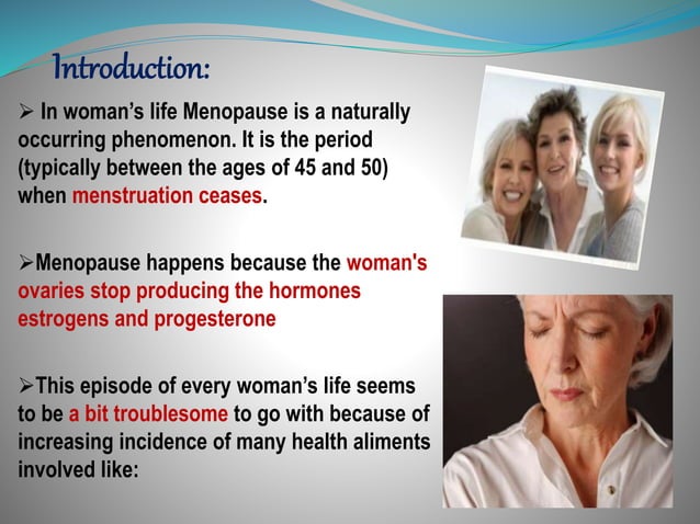 Ppt on menopausal syndrome | PPTX
