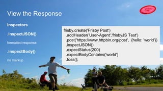 Frisby.js - Give it a Toss | PPTX
