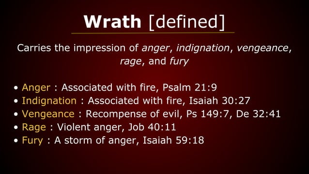 L7 Attributes of God: The Wrath of God | PDF | Christianity | Religion ...