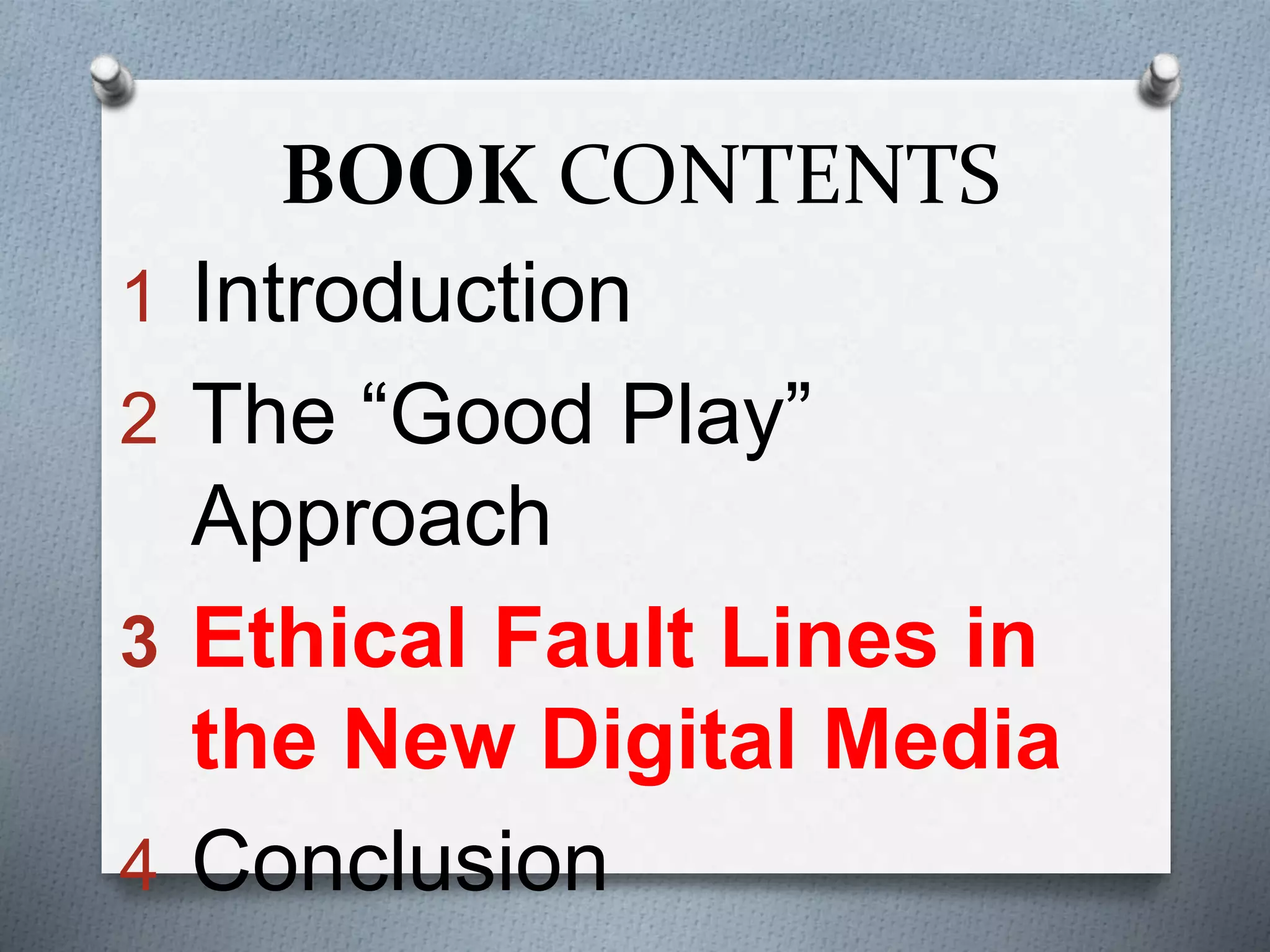 L7 yem ethical fault lines identity | PPTX