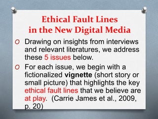 L7 yem ethical fault lines identity | PPTX