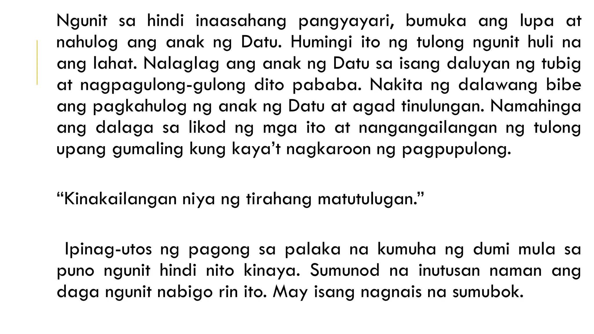 L8-ALAMAT. mga panitikang tuluyan sa panahon ng katutubo | PPTX
