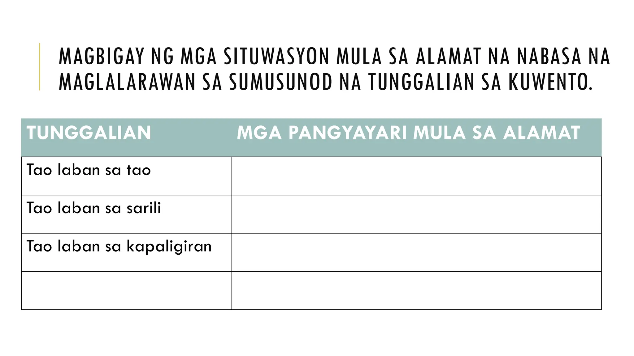 L8-ALAMAT. mga panitikang tuluyan sa panahon ng katutubo | PPTX