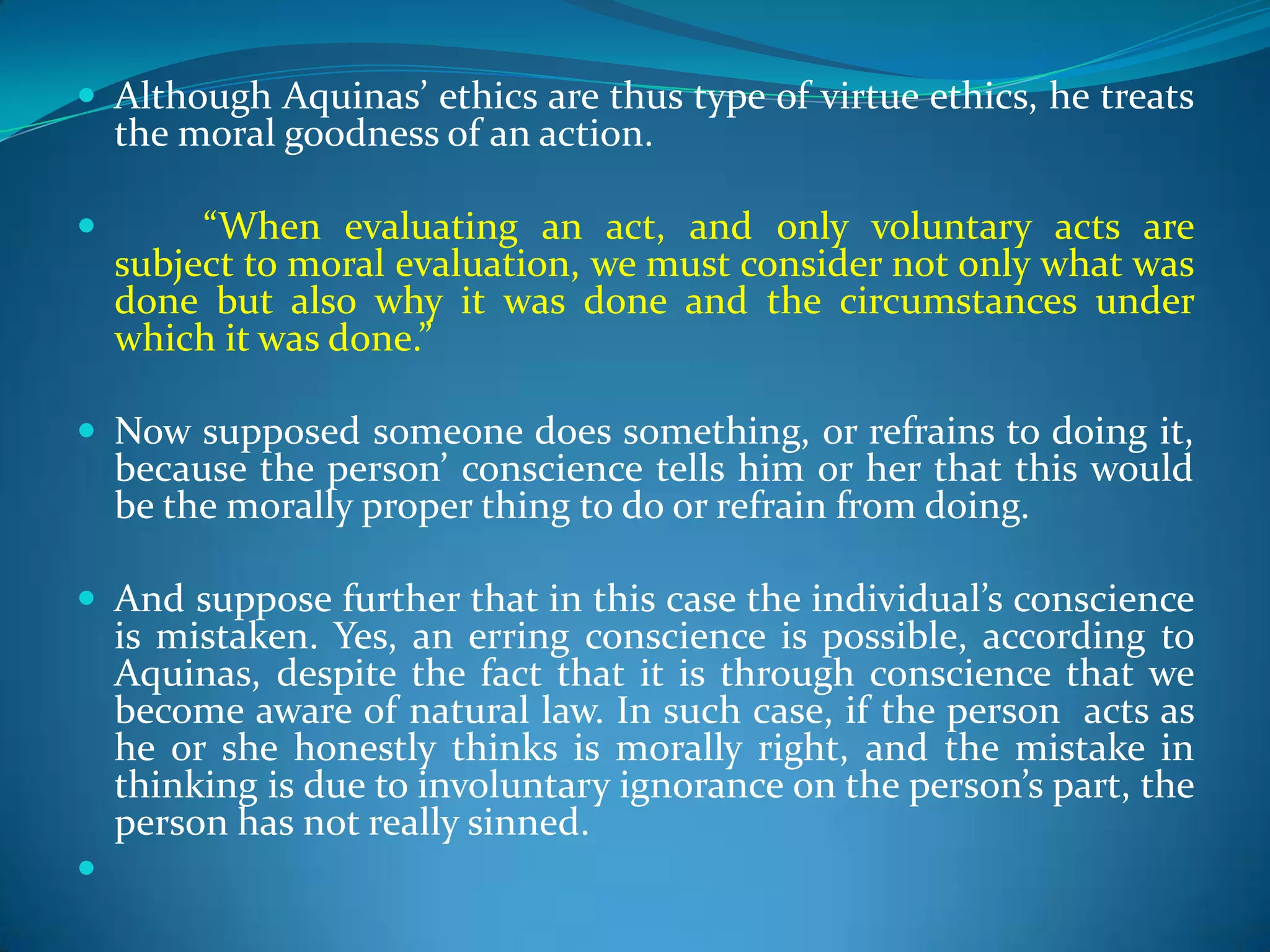 L8 ethics of thomas aquinas and augustine | PPTX
