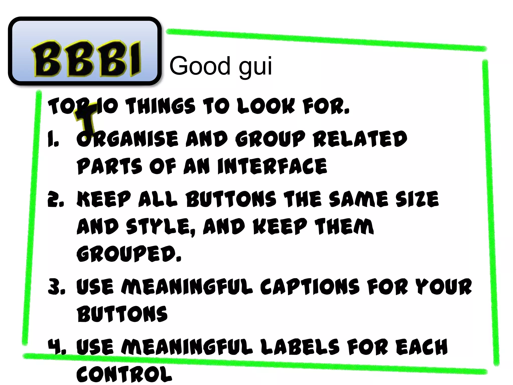 Graphical User Interface | PPT Graphical User Interface | PPT