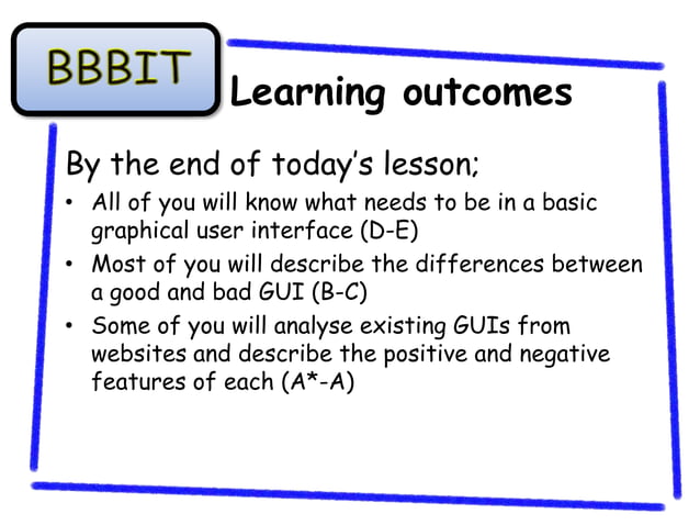 Graphical User Interface | PPTX