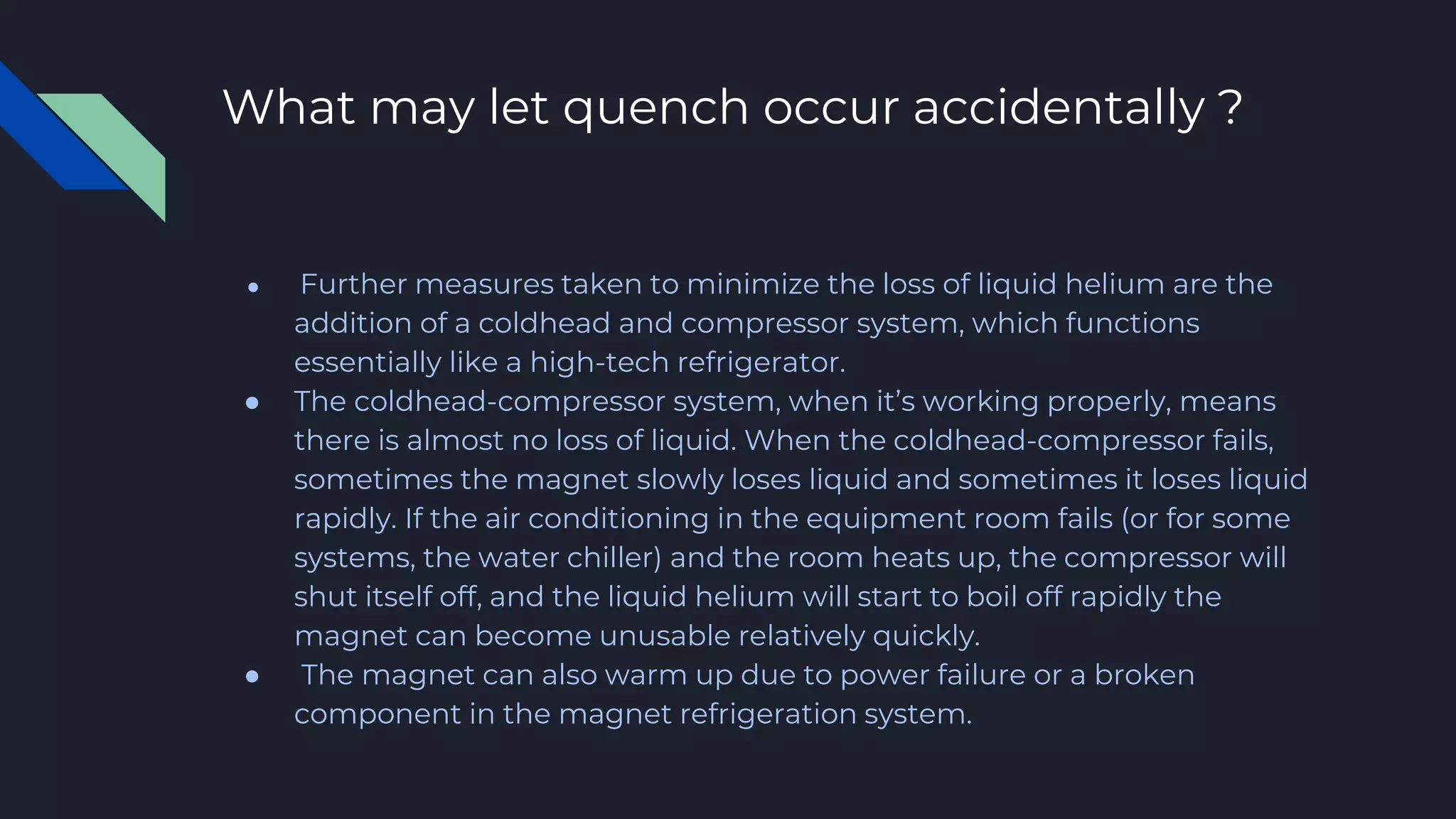 Quench of MRI | PPTX