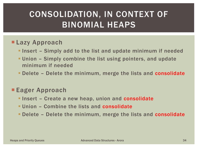 Binomial Heaps And Fibonacci Heaps