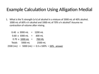 L8 Alligation calculations.pptx. Become and expert in Alligation problems. | PPTX