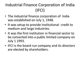 L8 Development Financial Institution in India - Unit 3.pptx
