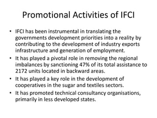 L8 Development Financial Institution in India - Unit 3.pptx