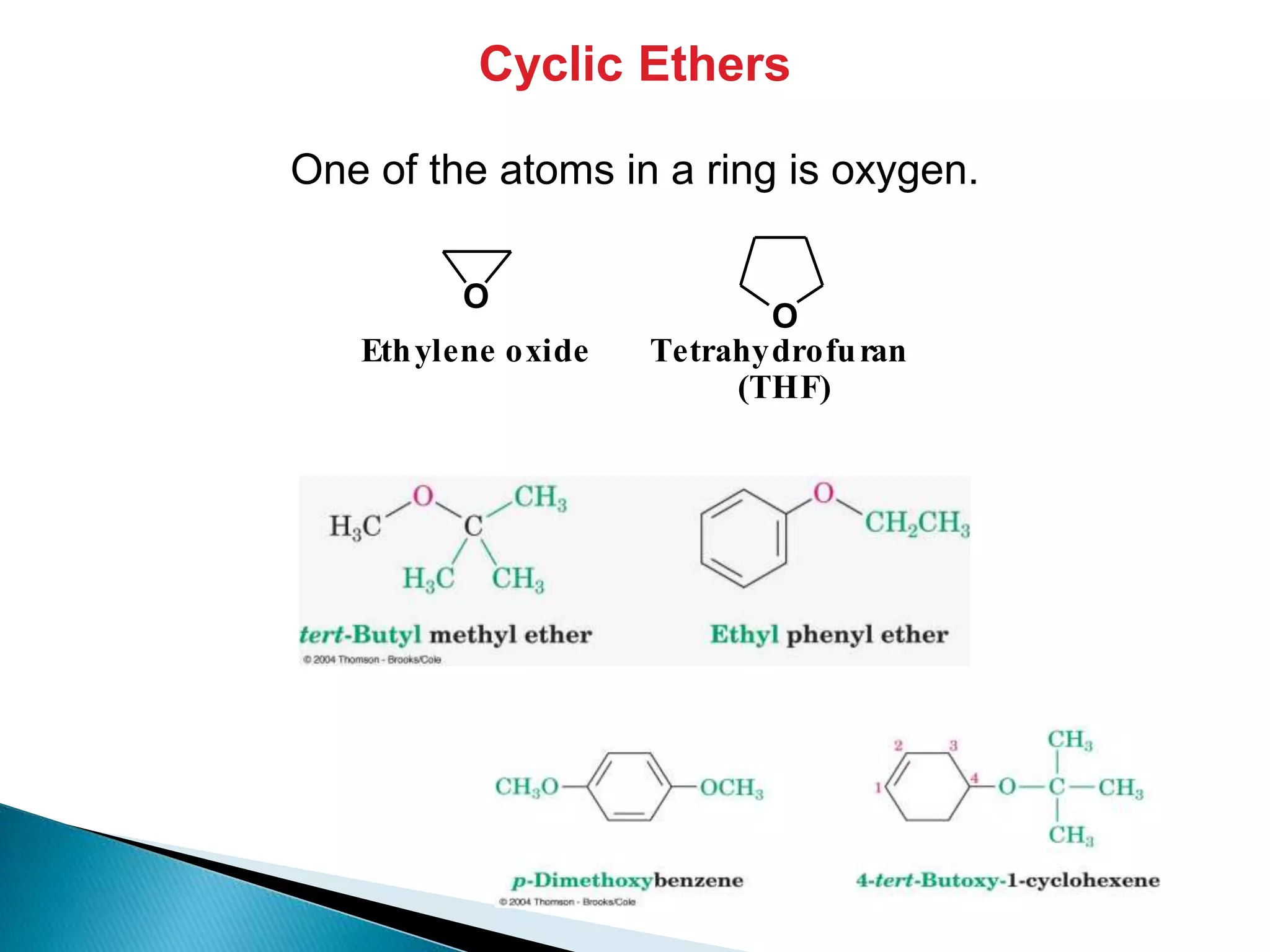 ethers, thiols and chirality | PPT