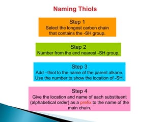 ethers, thiols and chirality | PPT