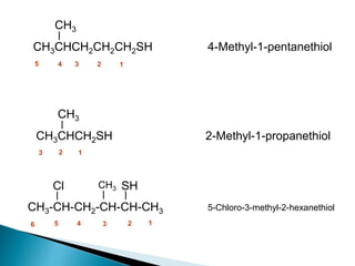 ethers, thiols and chirality | PPT