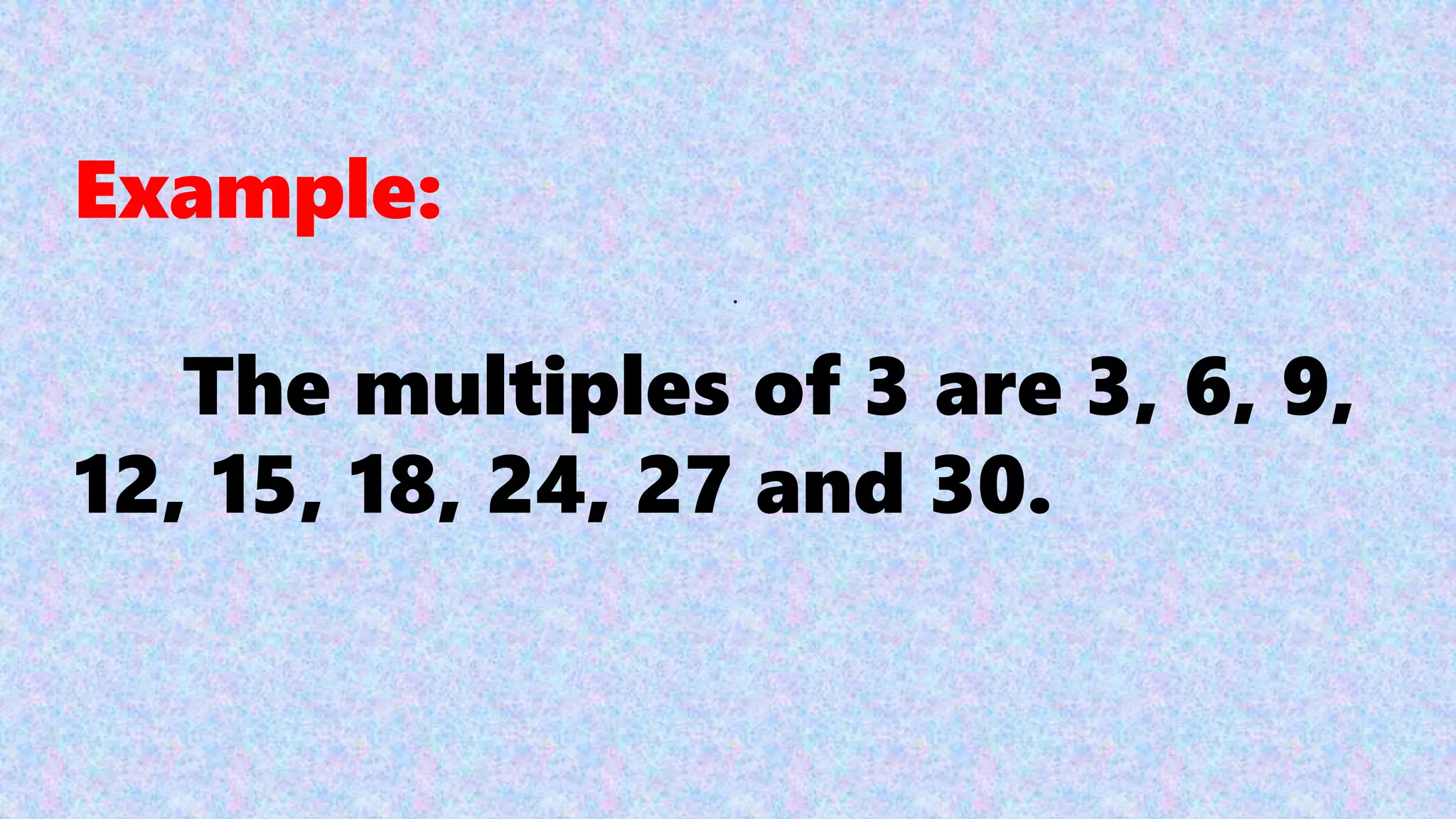 Factors and Multiples | PPTX