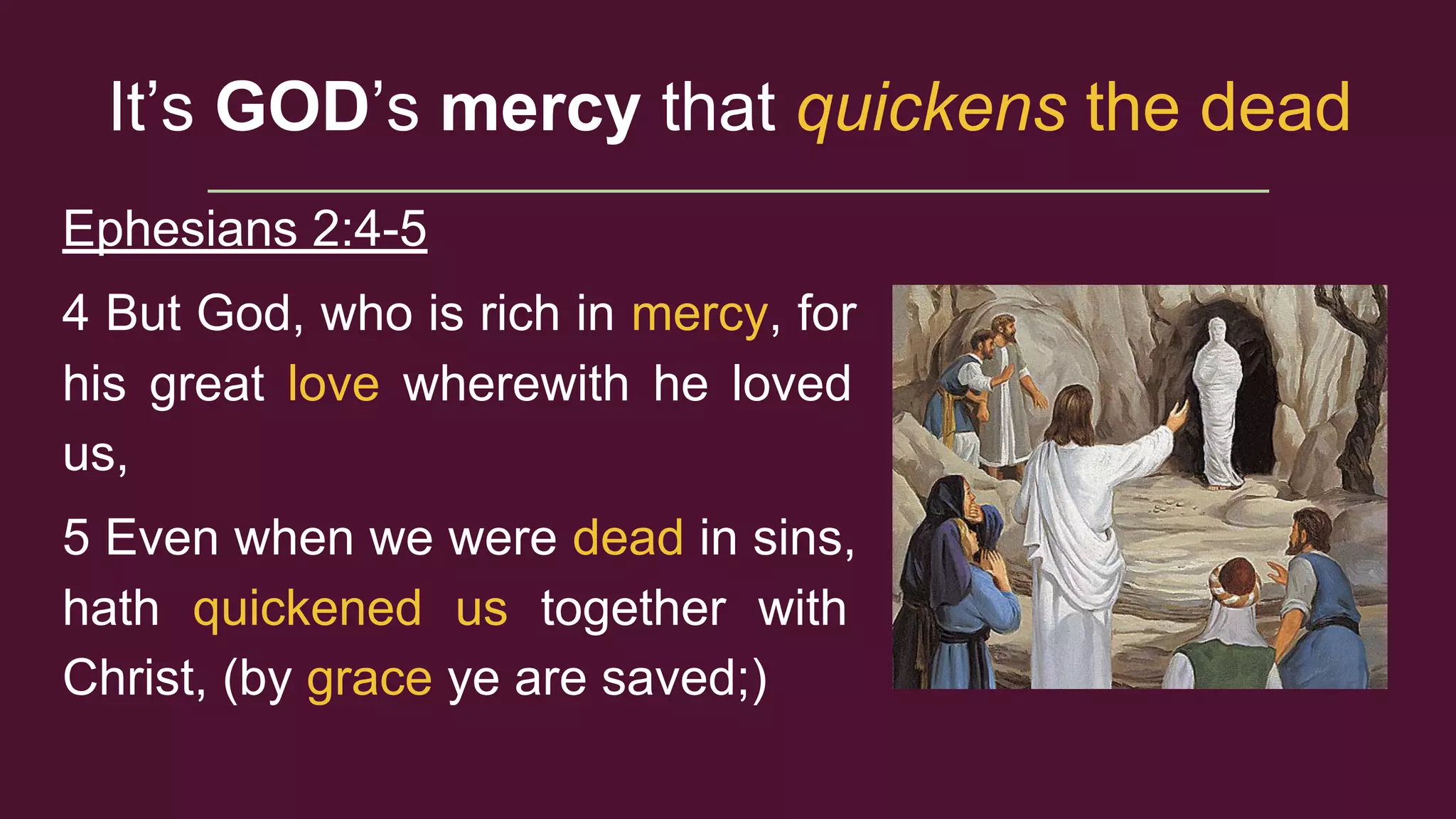 L8 Attributes of God: The Mercy of God | PDF