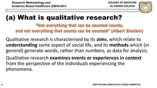 Introduction to qualitative research methods | PPTX