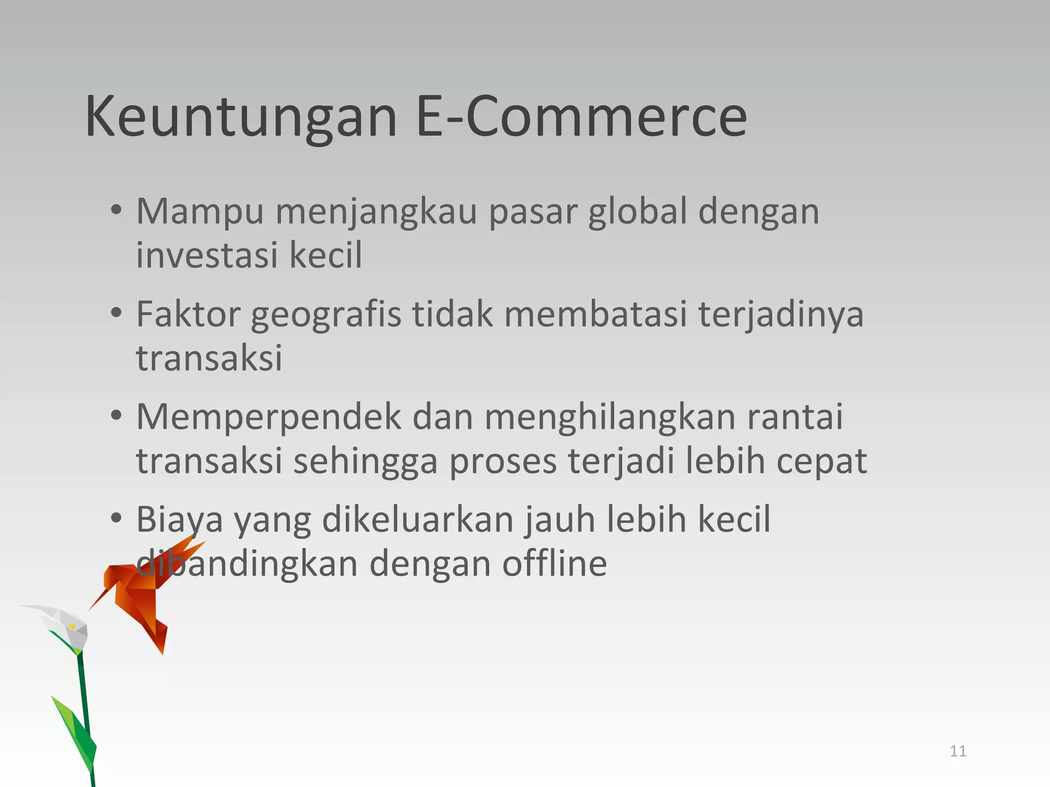 Jenis-Jenis E Commerce & Contohnya | PPTX