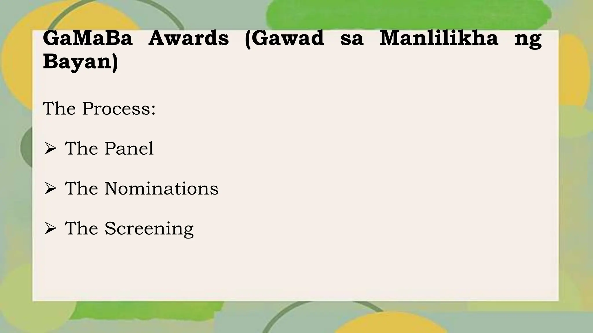 L9.4 Nomination and Conferment of the Order of the National Artist.pptx