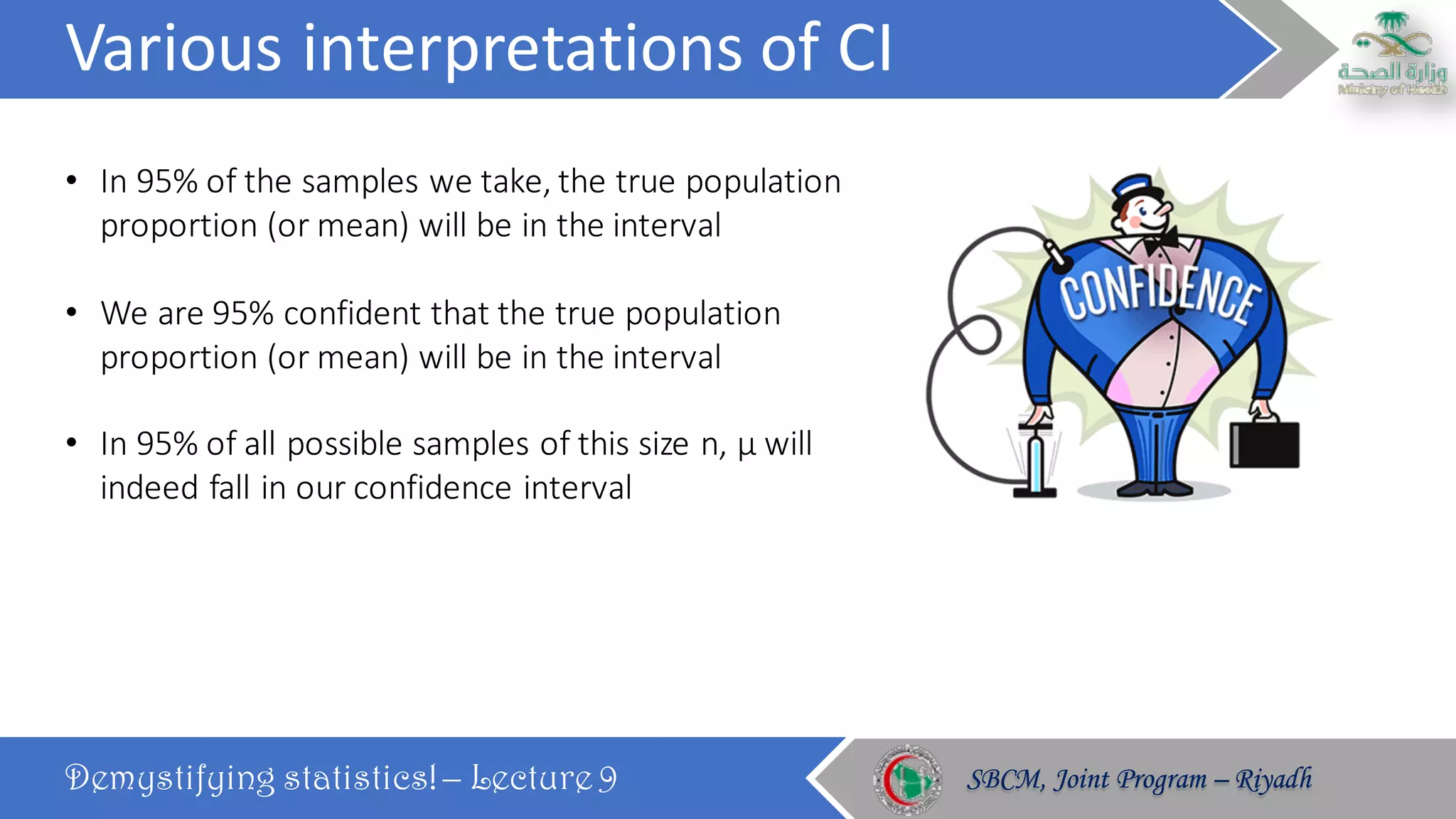 Confidence Intervals: Basic concepts and overview | PDF