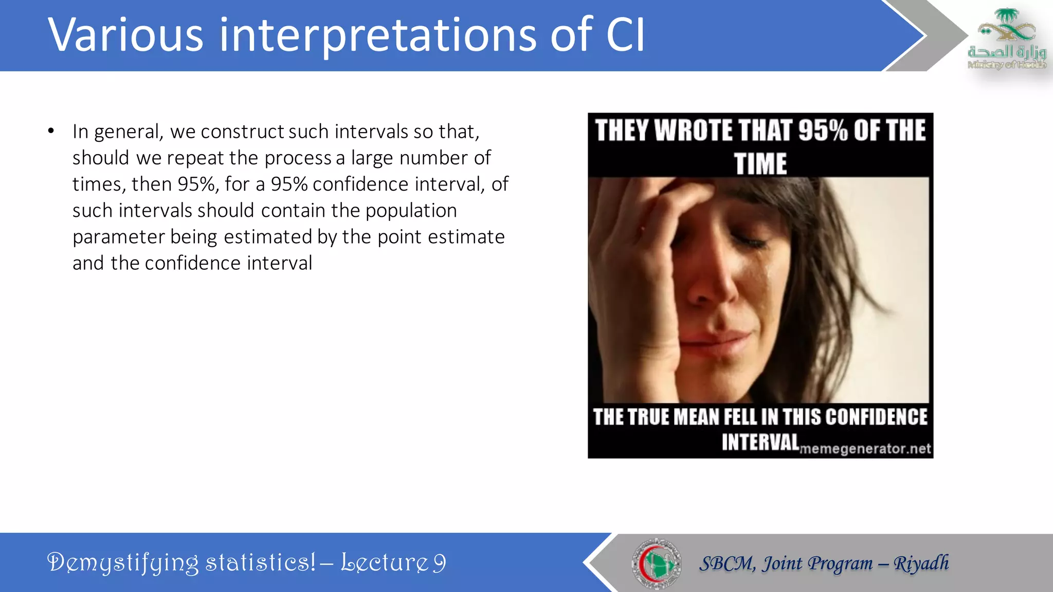 Confidence Intervals: Basic concepts and overview | PDF
