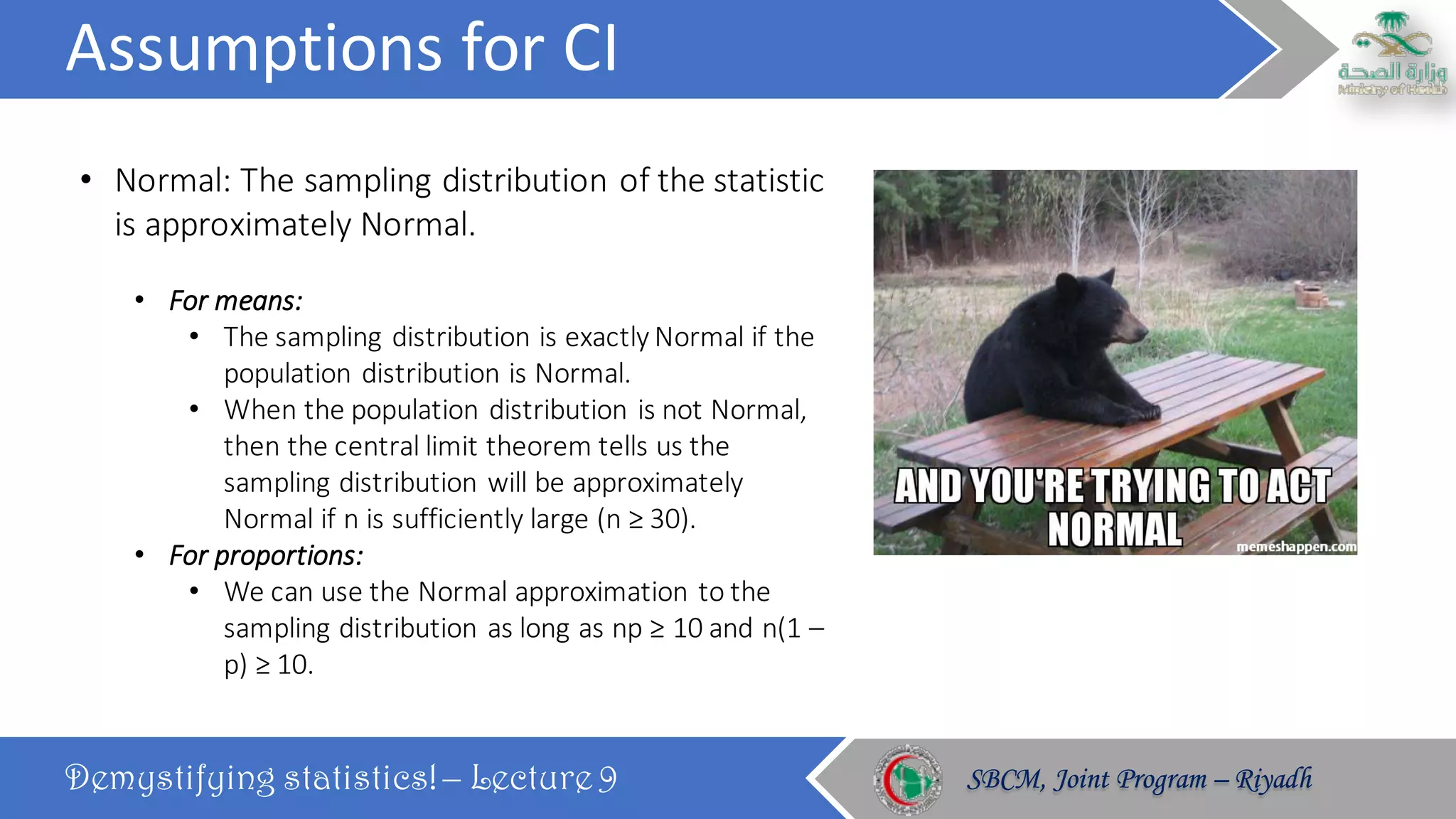 Confidence Intervals: Basic concepts and overview | PDF