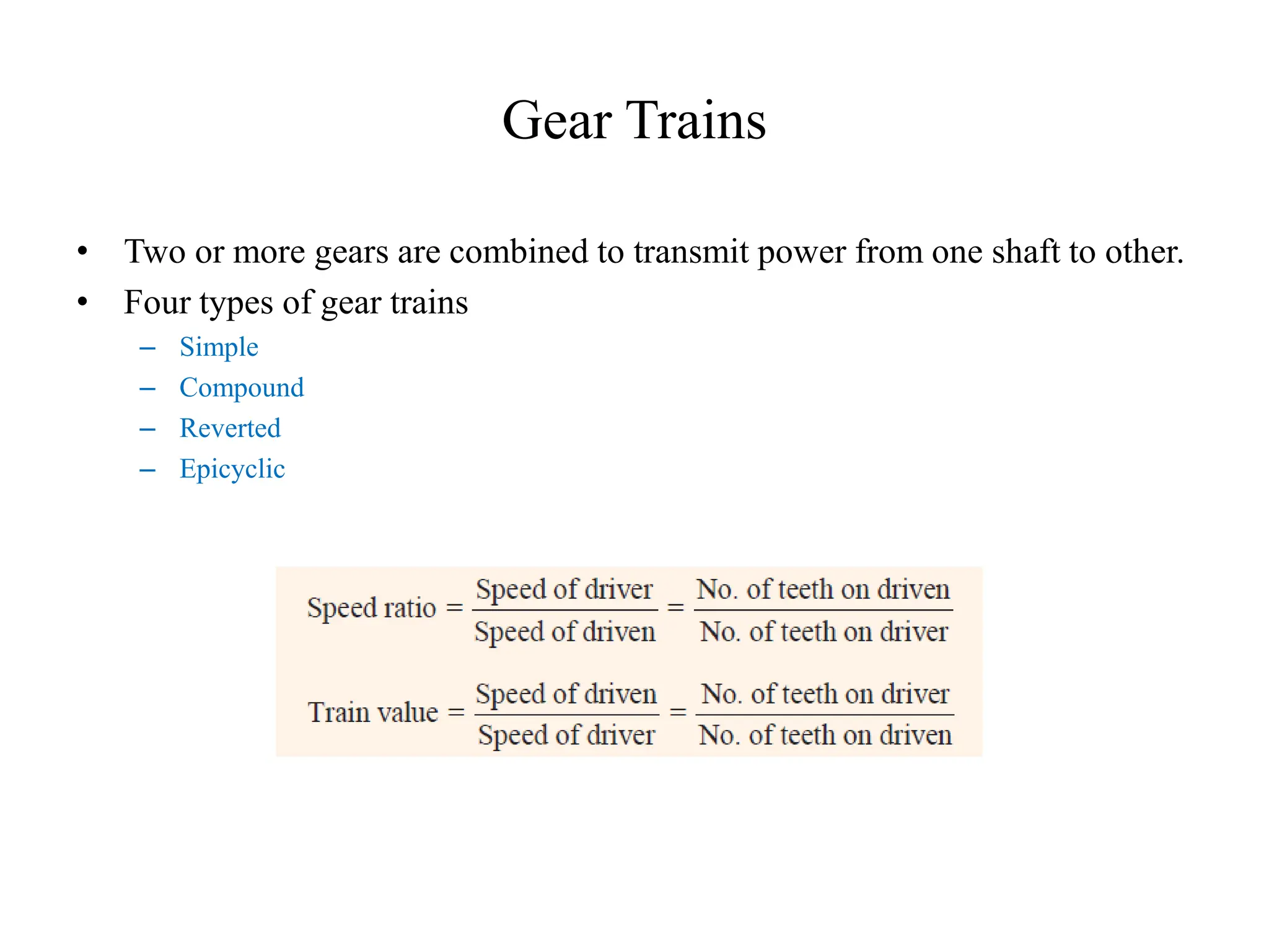 L9-Gear Train (kinematics of mechanisms and robots).ppt