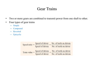 L9-Gear Train (kinematics of mechanisms and robots).ppt
