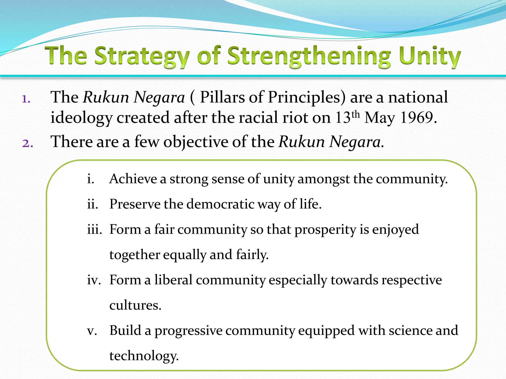 L9 integration and national unity | PPT