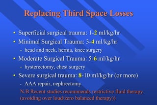 Intravenous fluid resuscitation and blood transfusion.ppt