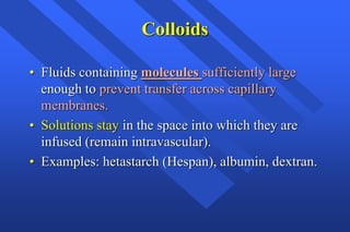 Intravenous fluid resuscitation and blood transfusion.ppt