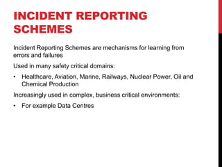 CS5032 Lecture 9: Learning from failure 1 | PPTX