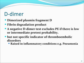 L9 pulmonary embolism | PPT
