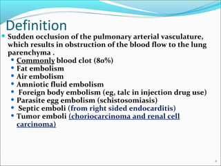 L9 pulmonary embolism | PPT