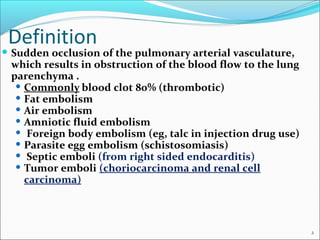 L9 pulmonary embolism | PPT