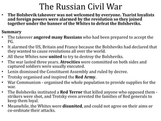 L10 the bolshevik consolidation of power | PPT