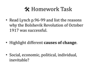 L9 the october revolution | PPTX