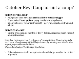 L9 the october revolution | PPTX