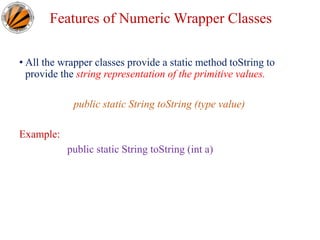 L9 wrapper classes | PPTX | Programming Languages | Computing