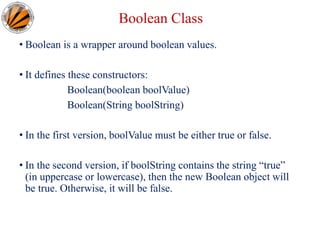 L9 wrapper classes | PPTX | Programming Languages | Computing