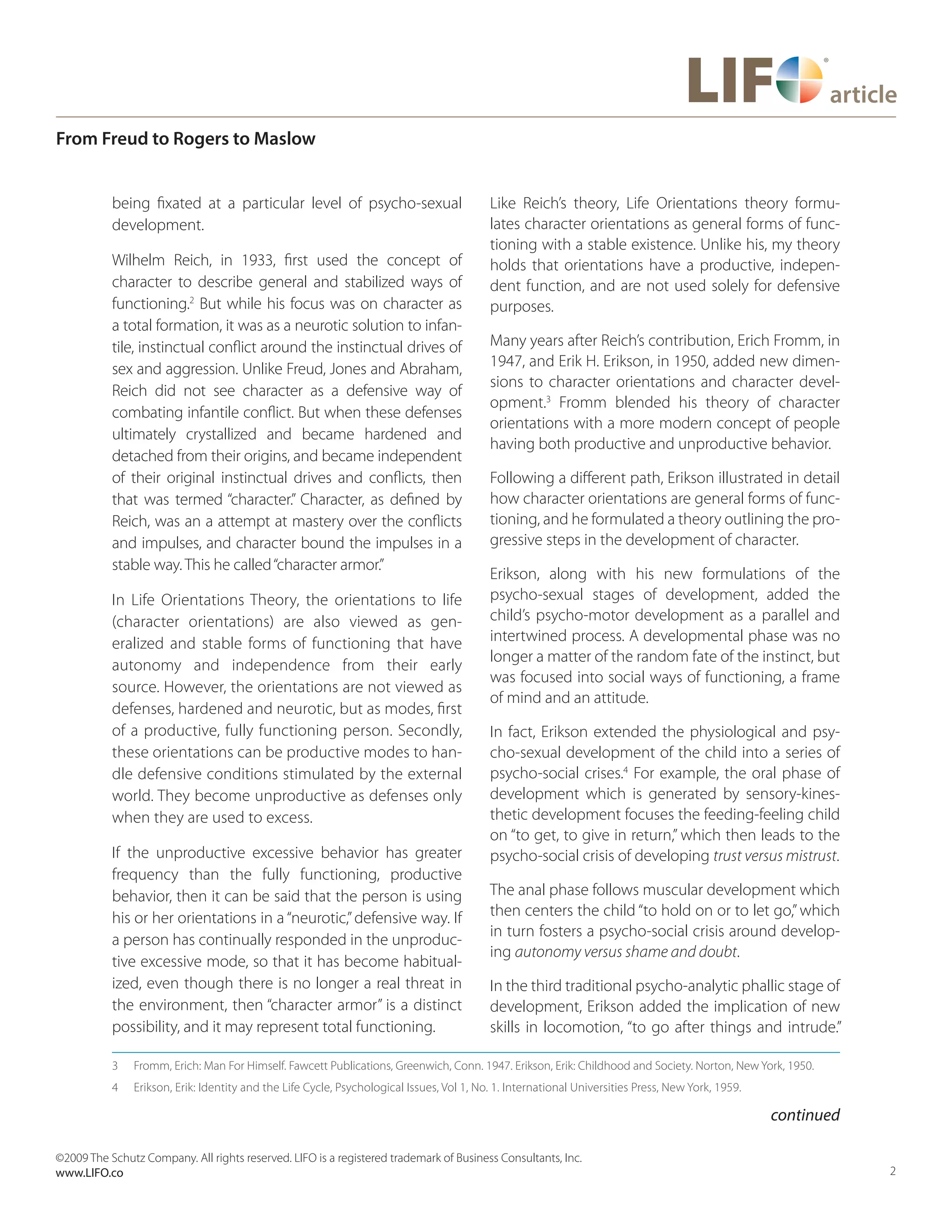 Origins of LIFO Training | PDF