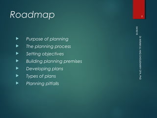 L 9 a planning introducation | PPT | Business Administration | Business