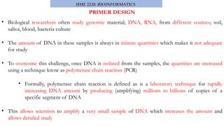 understanding the Human DNA components using prime decomposition | PPTX