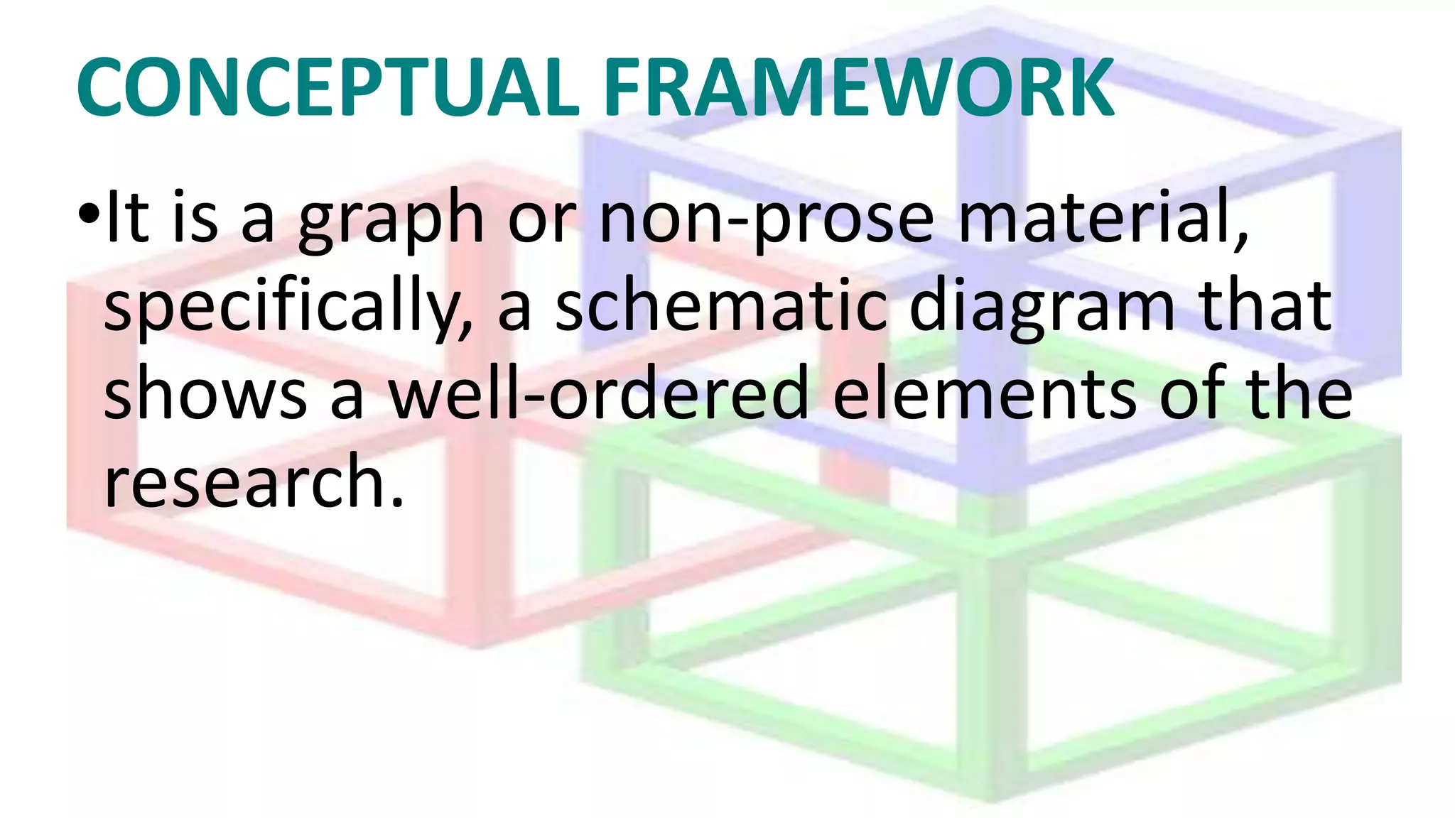 Conceptual framework | PPTX