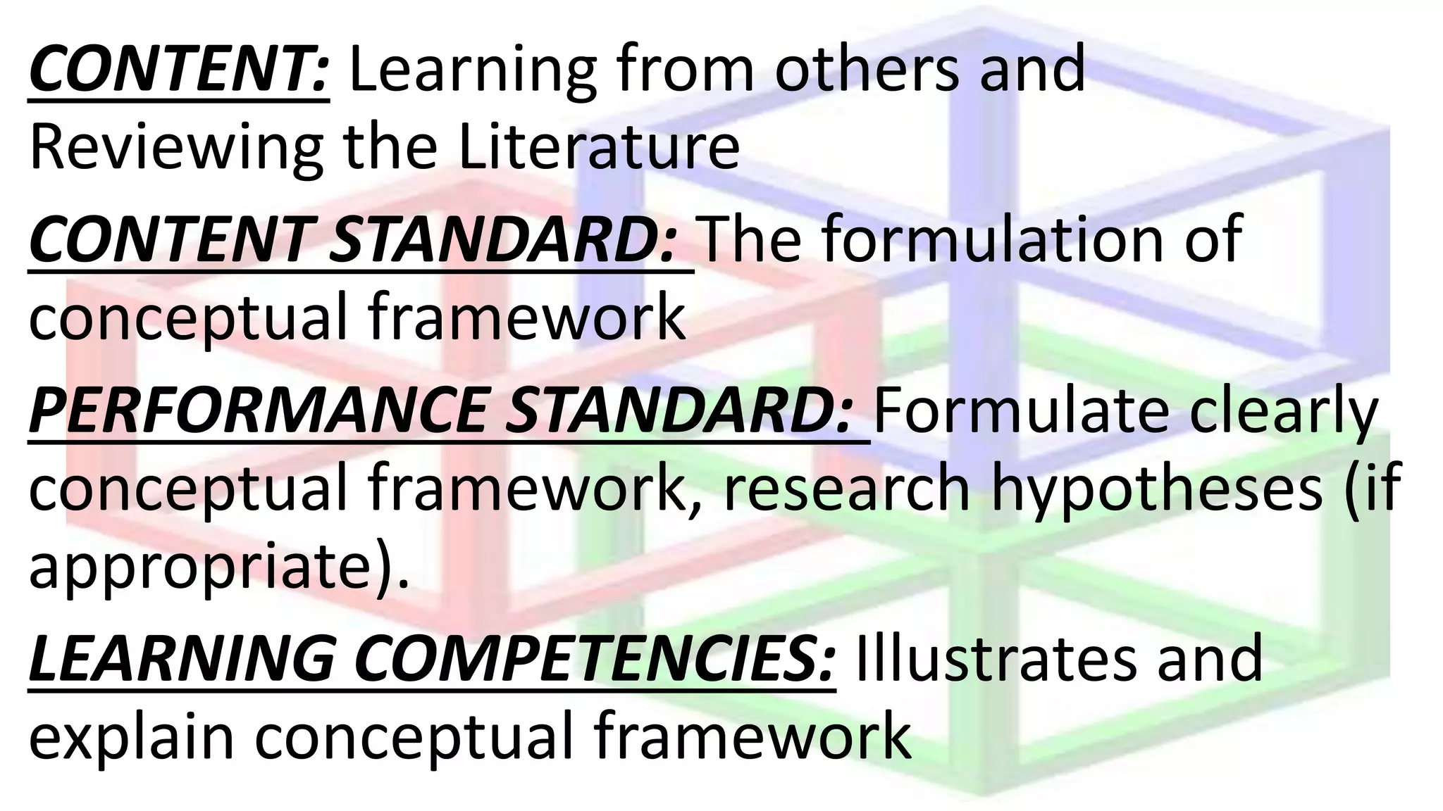 Conceptual framework | PPTX