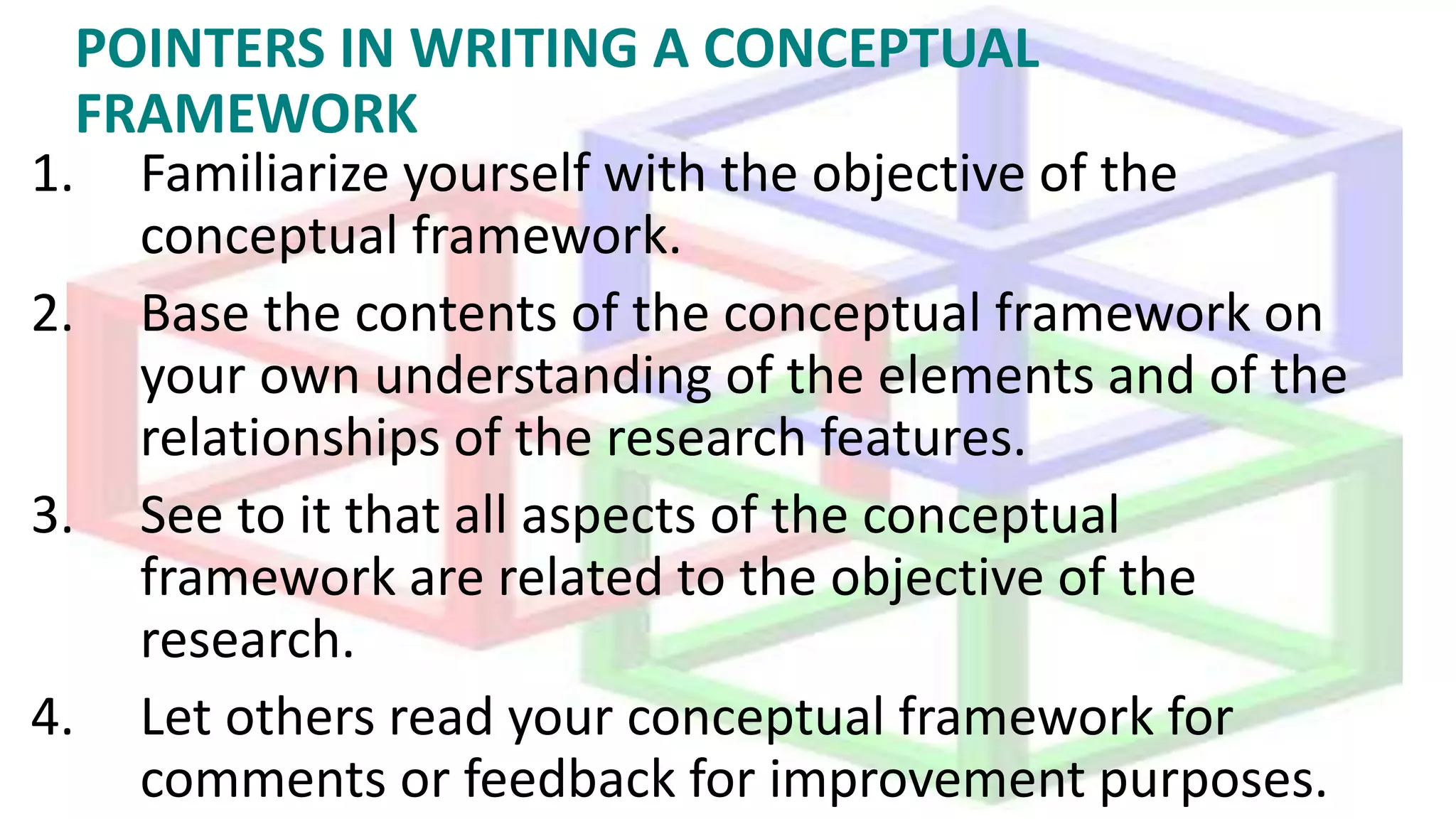 Conceptual framework | PPTX