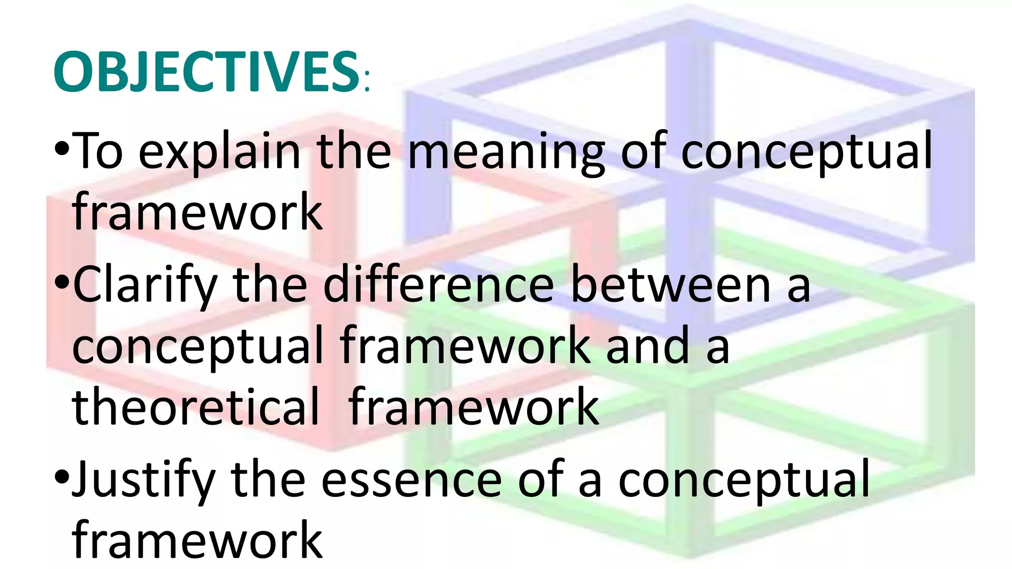 Conceptual framework | PPTX