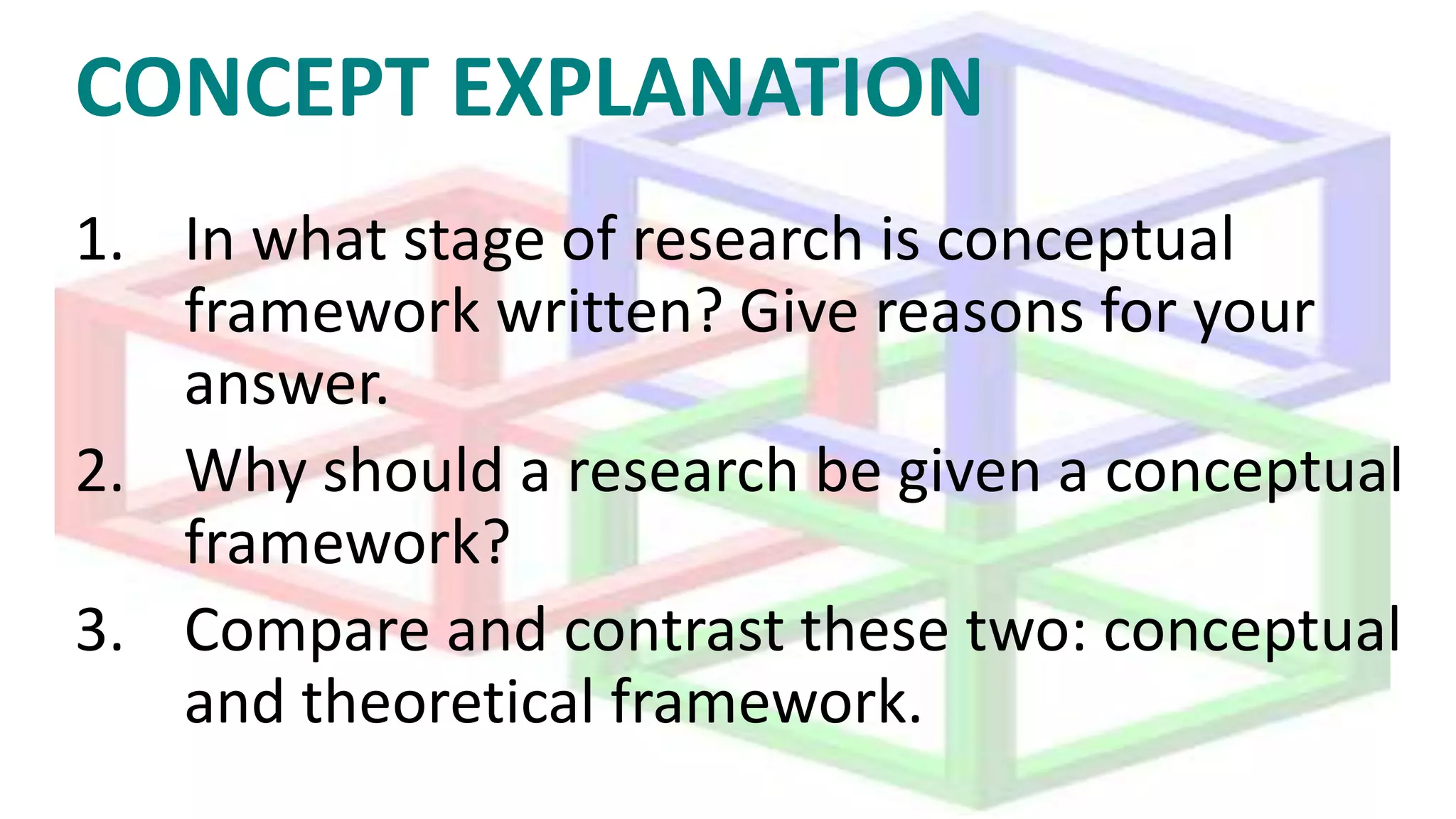 Conceptual framework | PPTX